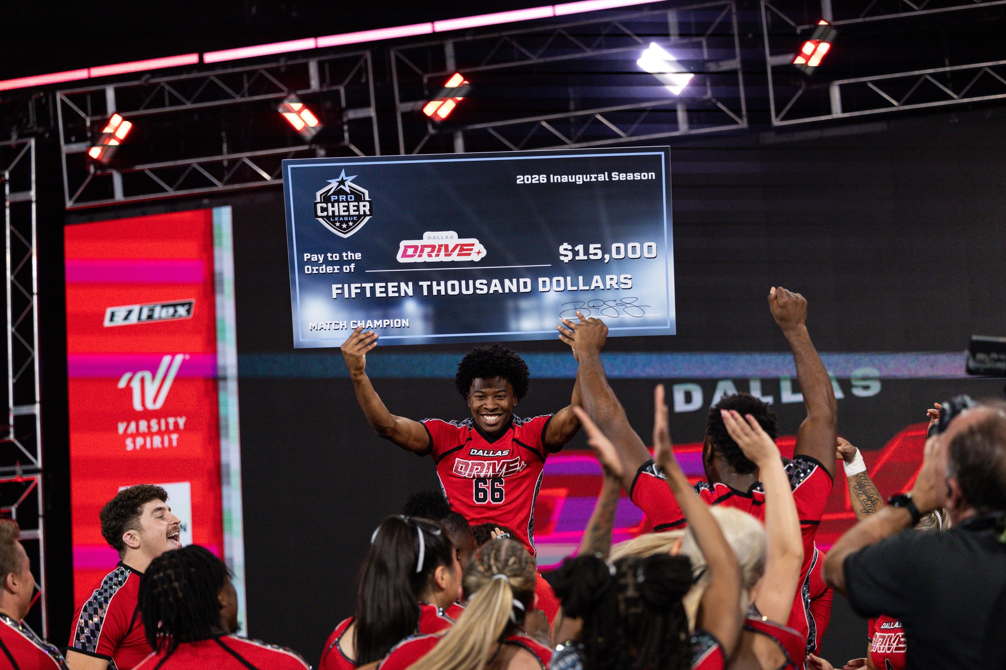 Dallas Drive Leaps to Their First Win of the 2026 Pro Cheer League Sea